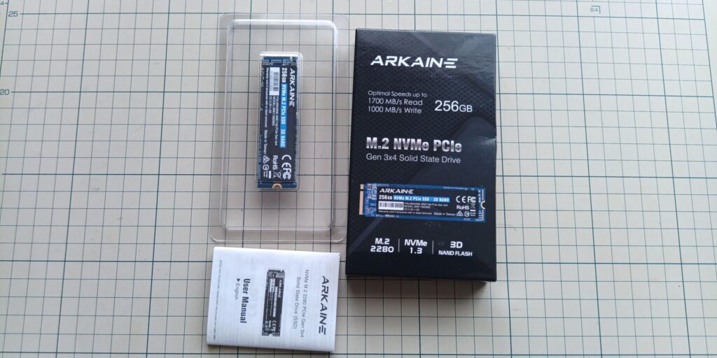 ARKAINE 256GB NVMe Gen3 SSD レビュー - 自作ユーザーが解説するゲーミングPCガイド