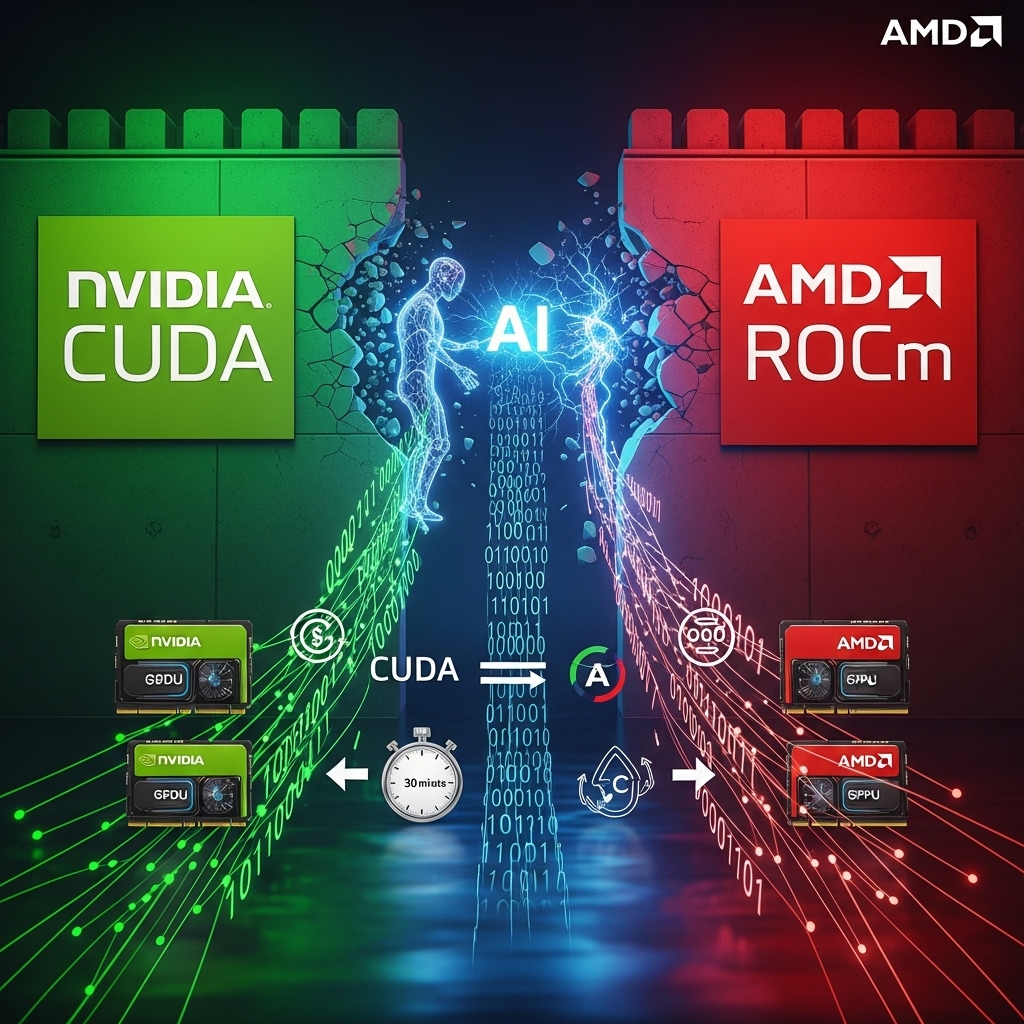 Claude Codeがわずか30分でNVIDIAのCUDAをROCmに移植、「CUDAの堀」崩壊の兆しか - 自作ユーザーが解説する ...